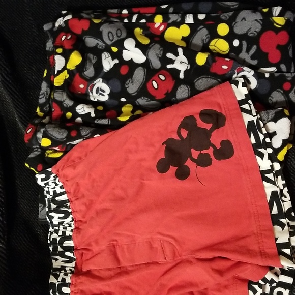 Disney | Intimates & Sleepwear | Mickey Mouse Bundle Of 2 Pj Bottoms ...